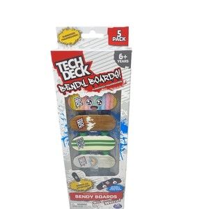 Tech Deck | Toys | Tech Deck Bendy Boards Skateboard Erasers 5 Pack ...